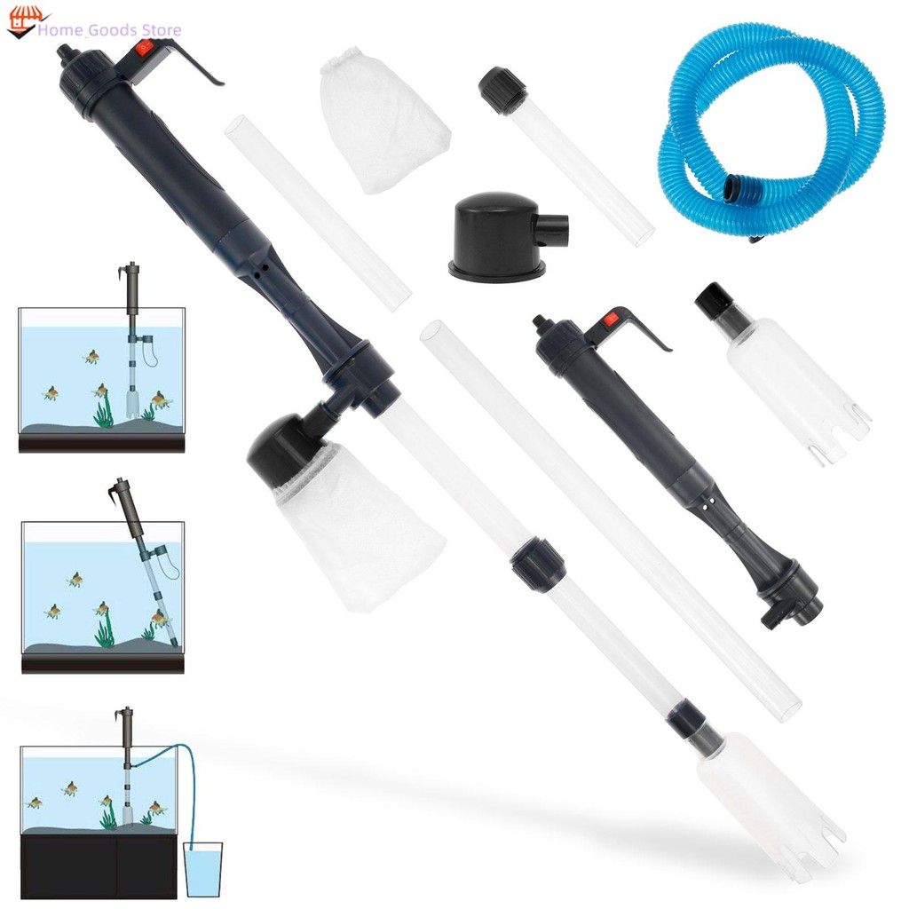 Fish Tank Siphon 4 in 1 Vacuum Fish Tank Cleaner Vacuum Convenient ...