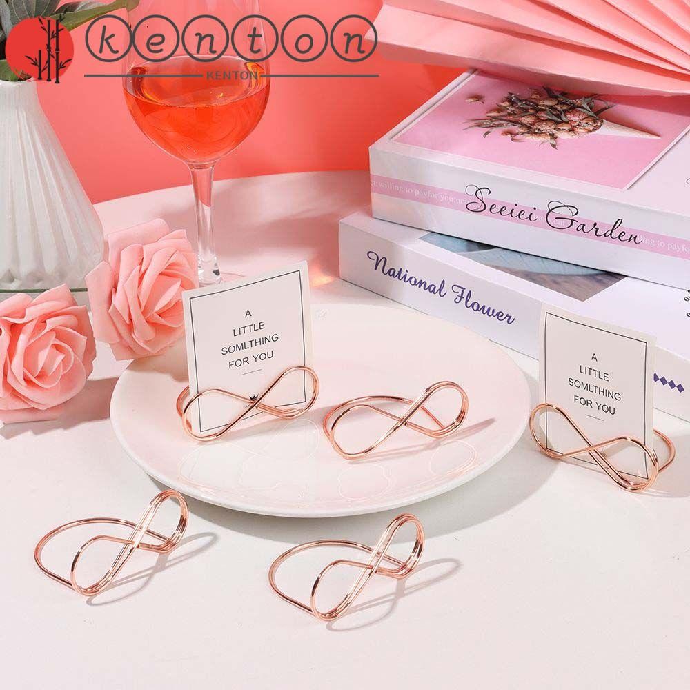 KENTON Number Holders Place Card Photos Clips Wedding Cards Stand ...