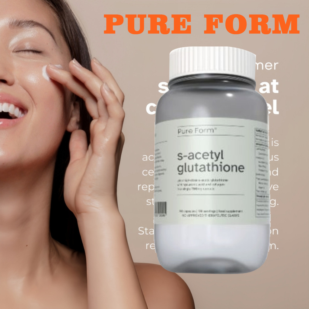 TOP Pure Form S-Acetyl Glutathione 90 Capsules | 700mg of Gluta ...