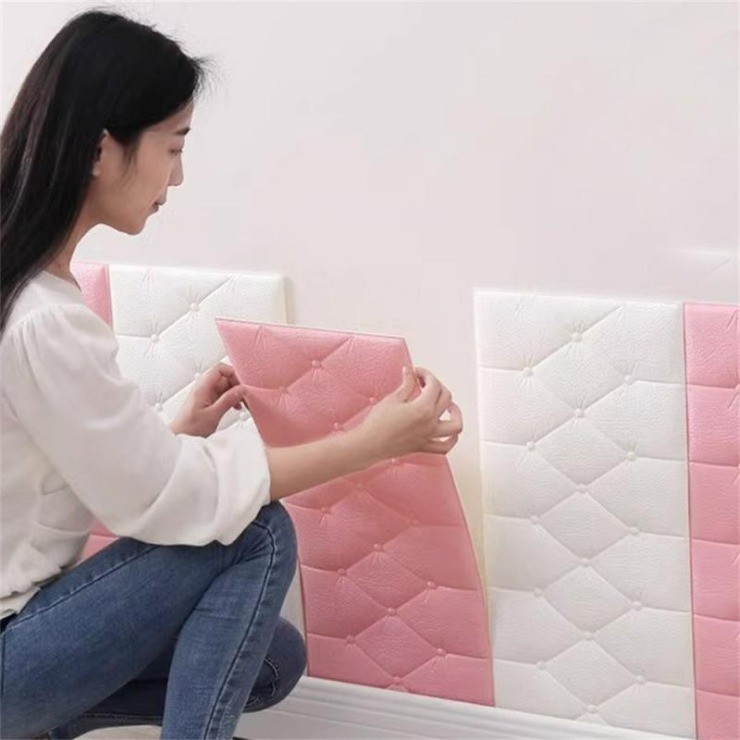 Anti-dirt 3D Wall Sticker 3D Home Decoration Anti-Collision Soft ...