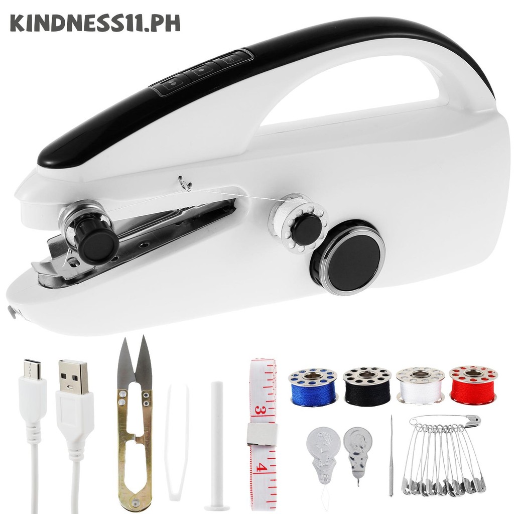 Handheld Sewing Machine Portable Mini Sewing Machines with Accessories ...