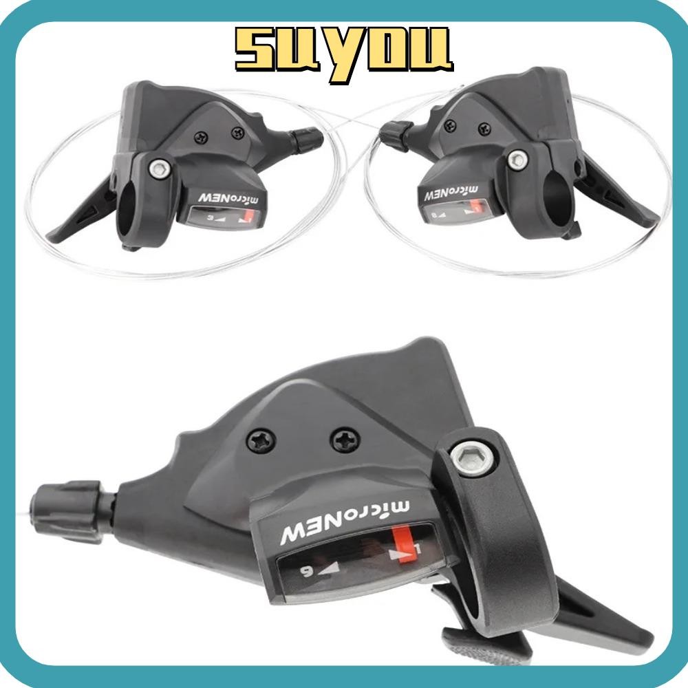 SUYO Mountain Bike Shifter, 7/8/9/10/11Speed Left Right Thumb Bicycle ...