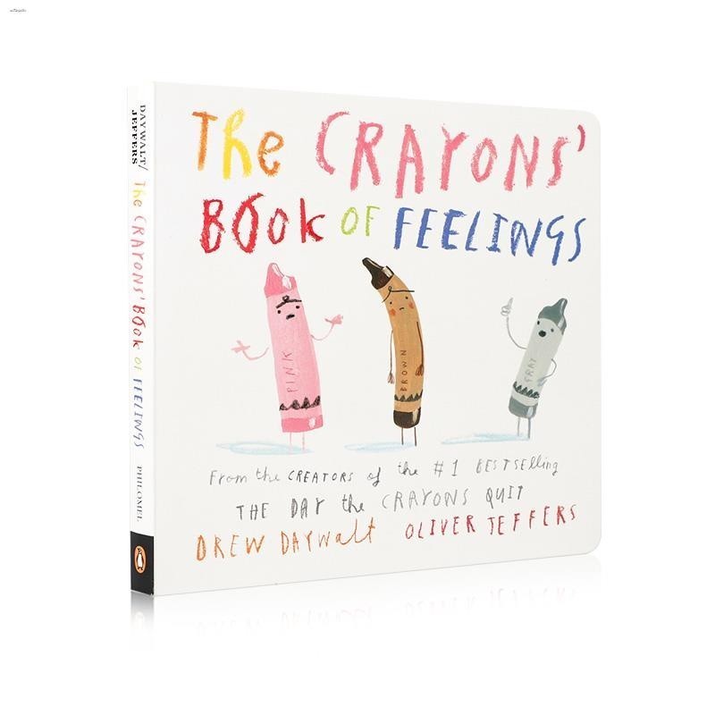 Pabrika☆COD☆English original The Crayons Book of Feelings cardboard ...