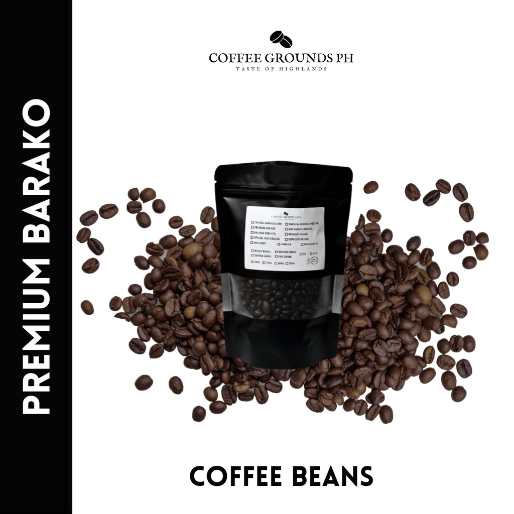 Premium Barako Coffee Beans - Select Your Size - Coffee Grounds PH ...