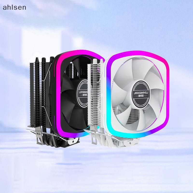 ahlsen 4-Tube Copper CPU Air Cooling Fans For AMD For Intel With ARGB ...