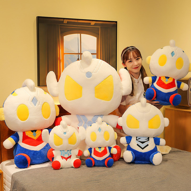 Cute Q-version Ultraman Plush Toy - Soft Superhero Stuffed Doll for ...