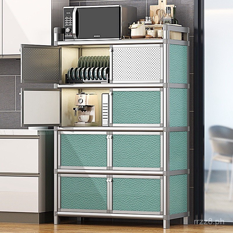Cupboard Household Kitchen Storage Rack Floor Multi-Layer Storage Rack ...