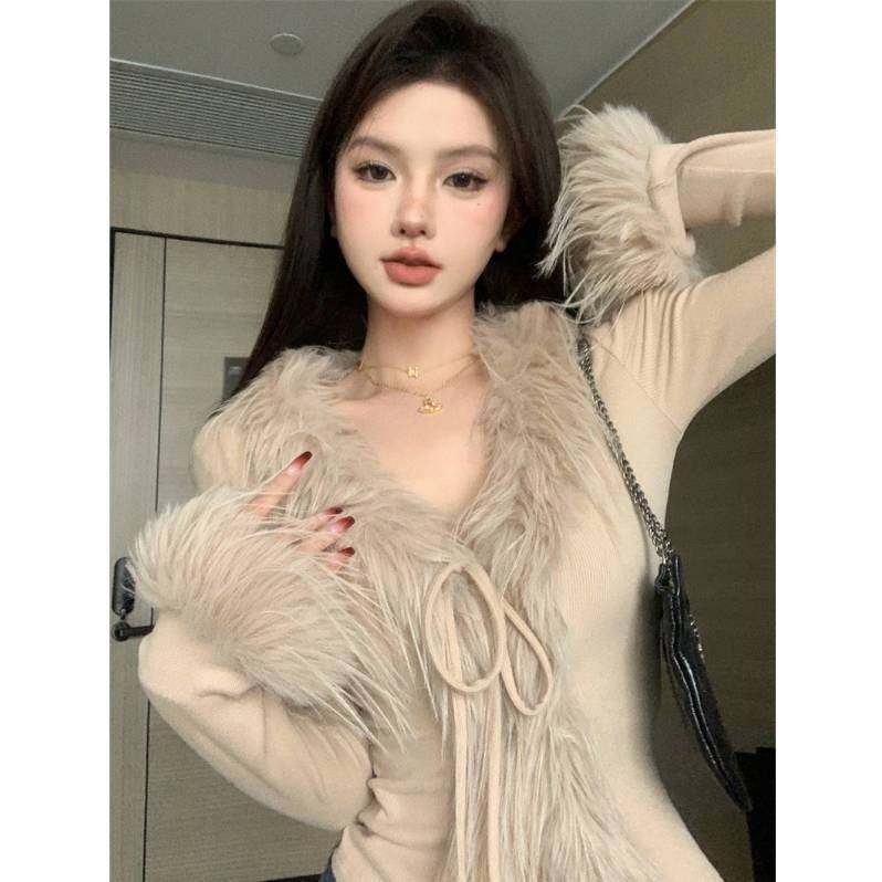 Women's Spring and Autumn V-neck Cardigan Top | Shopee Philippines