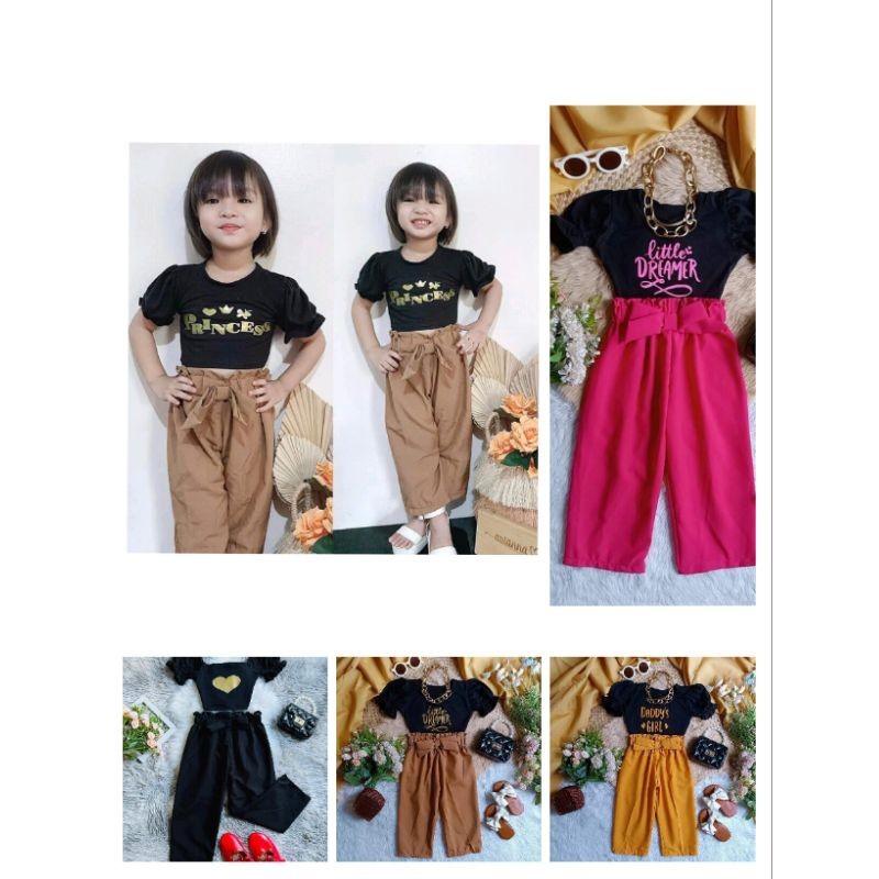 Puff Black Terno (fits 2-5years old) Classy | Shopee Philippines
