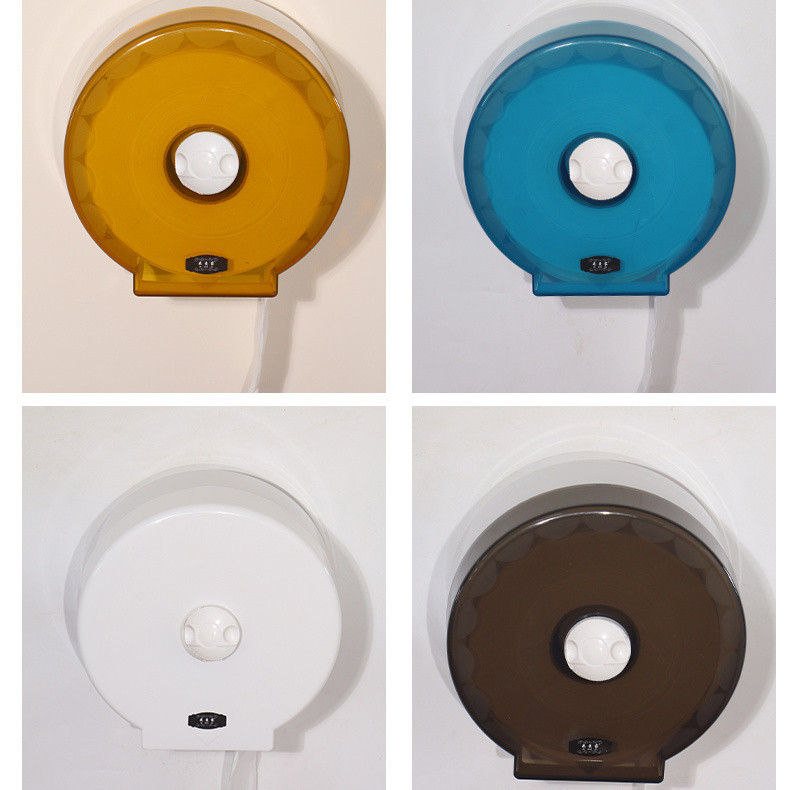 Toilet wall-mounted large tray paper roll box public restroom paper ...