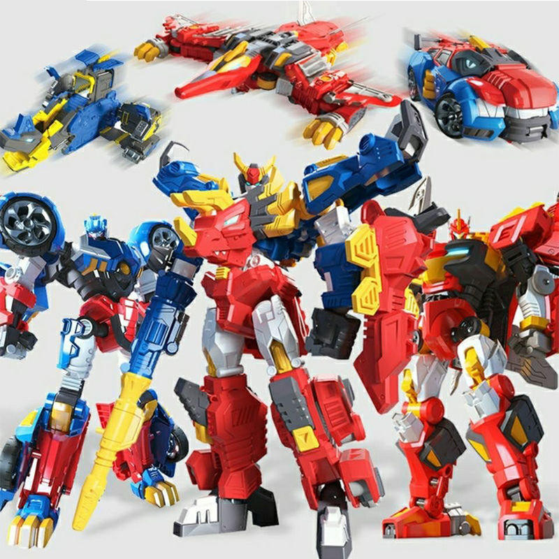 Mimi Agent Team x Wuxuan Mecha Transforming Robot 5 Fit Full Set ...