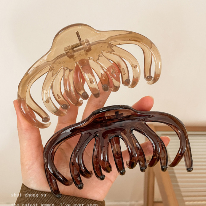 Korean Extra Large Hair Clamp Multi-Tooth Hair Claw Clip New Premium ...