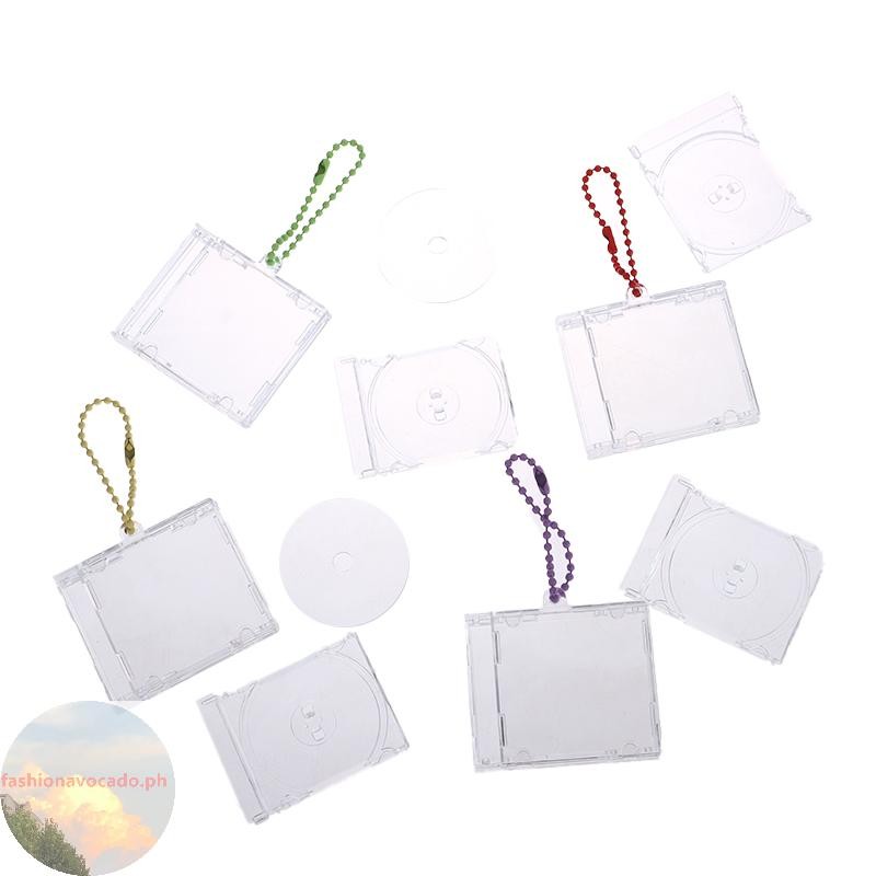 FHPH Blank Album Mini CD Case Keychain CD Player Keyring Peripheral ...