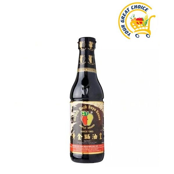 Apple Brand Golden Dark Soya Sauce 800g | Shopee Philippines