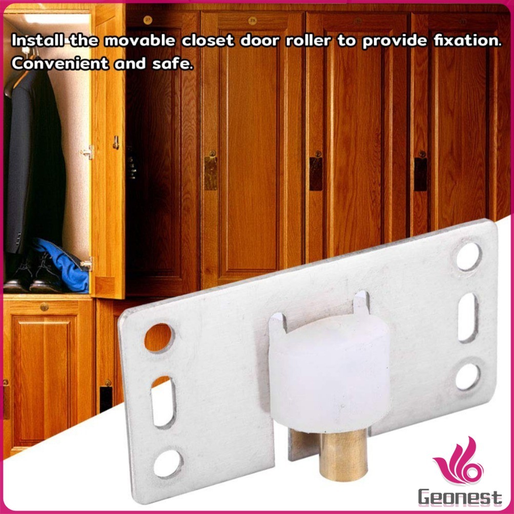 Geonest Sliding Door Rollers Wardrobe Nylon Pulley Hanging Wheel ...