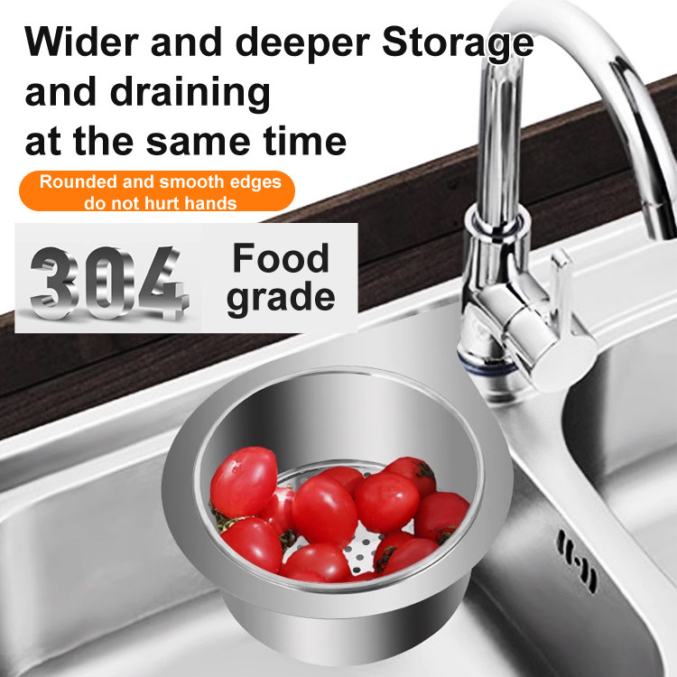 Swan Water Filter Basket 304 Stainless Steel/Sink Drain Basket/Dry and ...