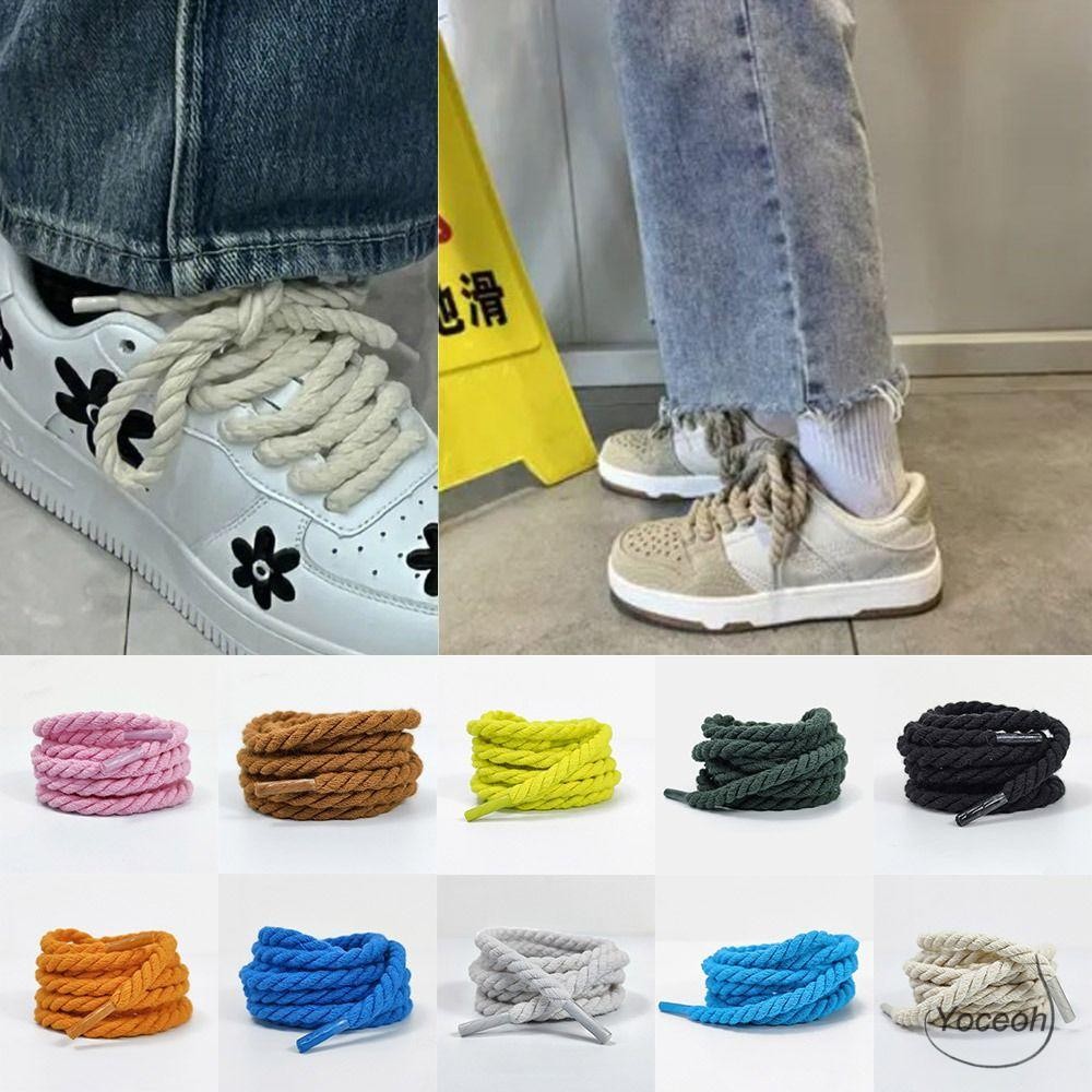 YOCEOH Shoe Rope Fashion Flat Shoelaces Shoe Laces Sneakers Decoration ...