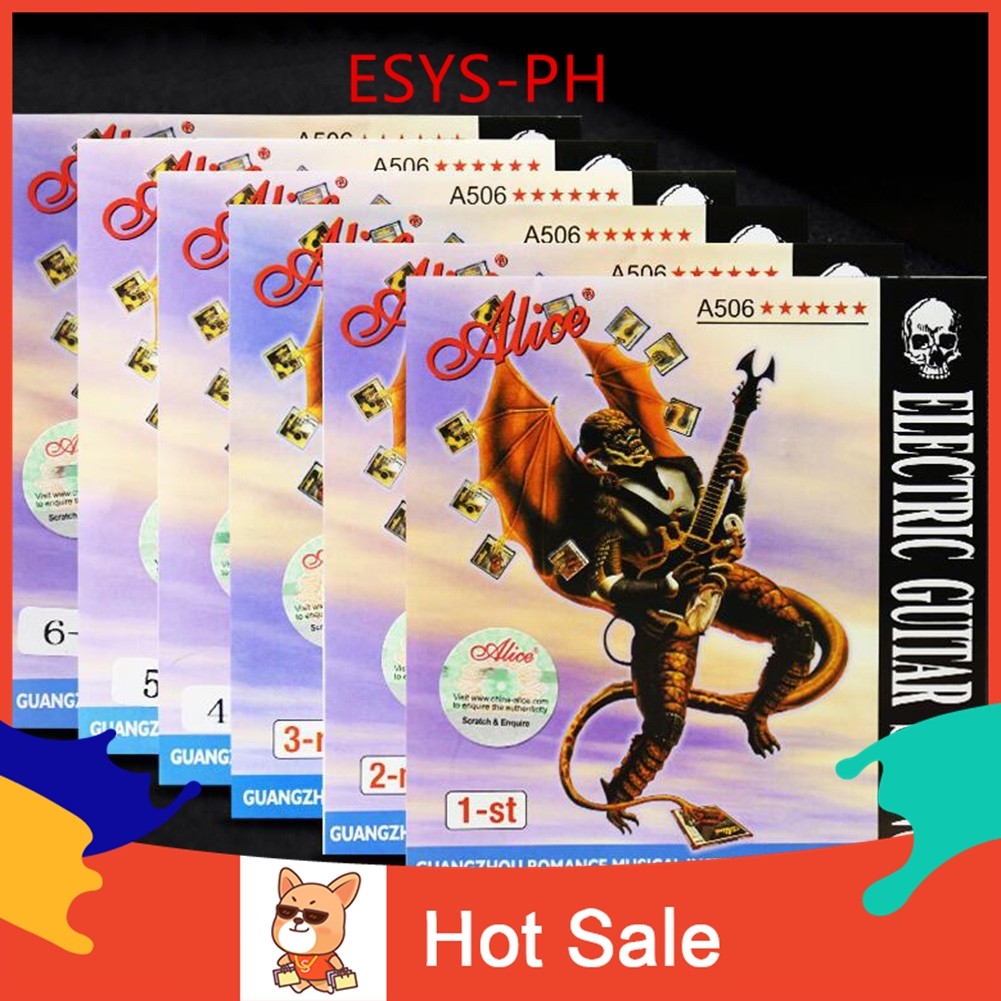 [ESYS-PH] A506 Electric Guitar Strings Single String E (1st) - E(6th ...