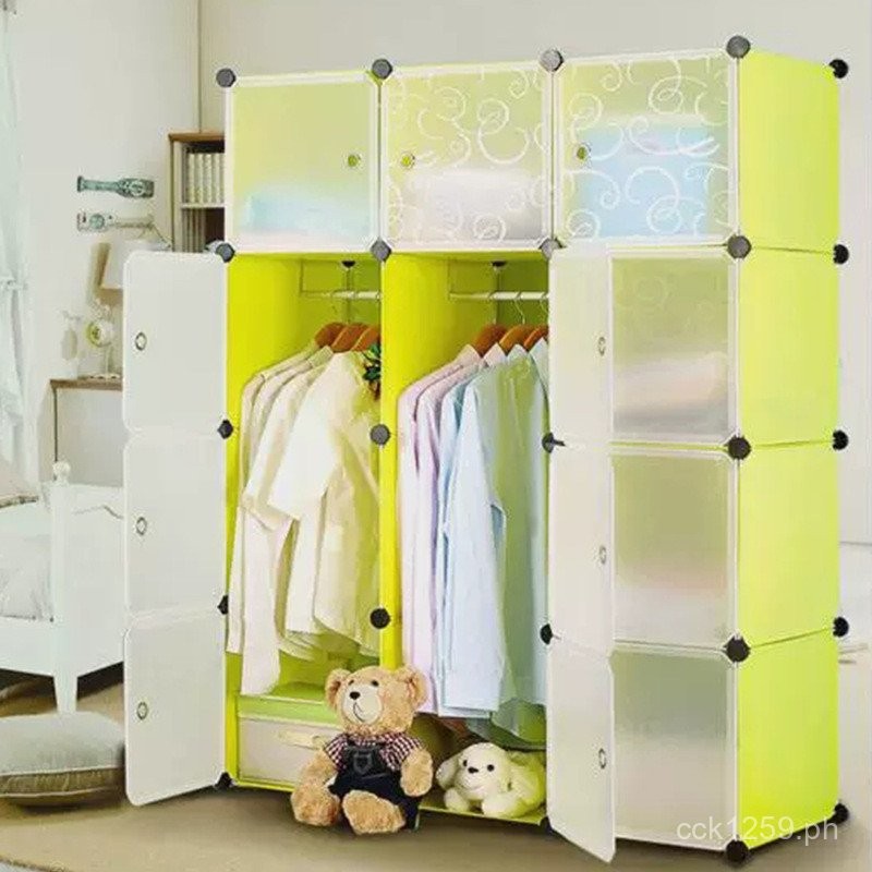 Adult Storage Cabinet Detachable Plastic Organizer Wardrobe Clothes ...