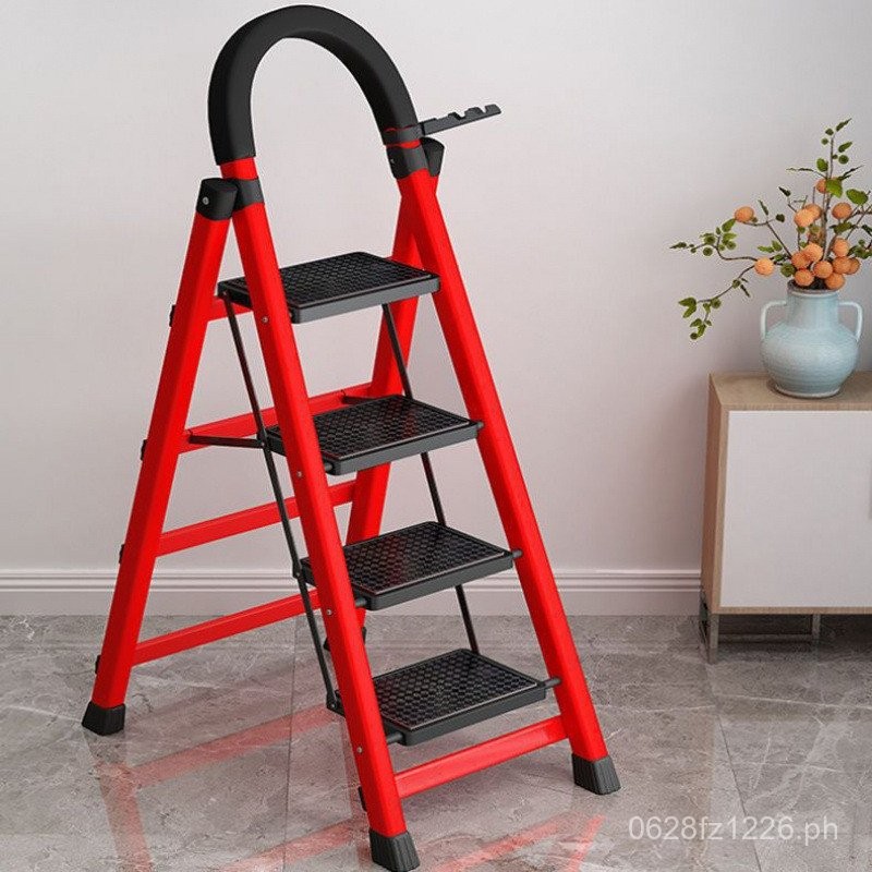Mobile Step Ladder Thickened A-Frame Ladder Telescopic Ladder Multi ...