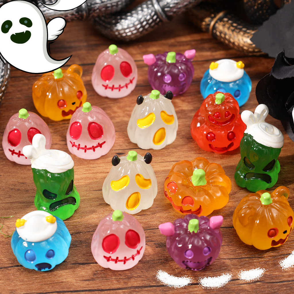 Ghost Resin Desktop Ornament - Halloween Strange Scene Accessories ...