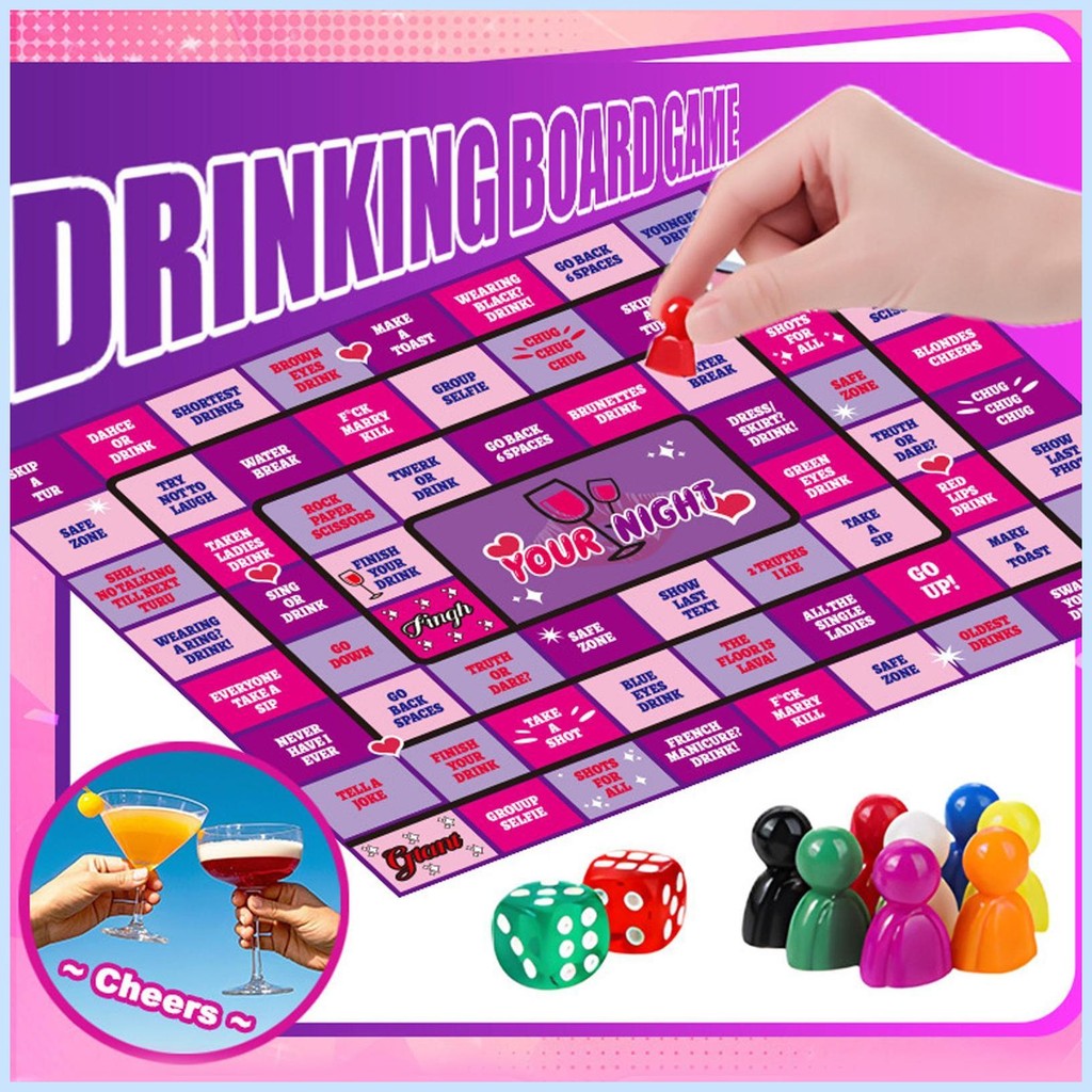 Adult Drinking Games Drinking Couple Game Interactive Toy Activity for ...