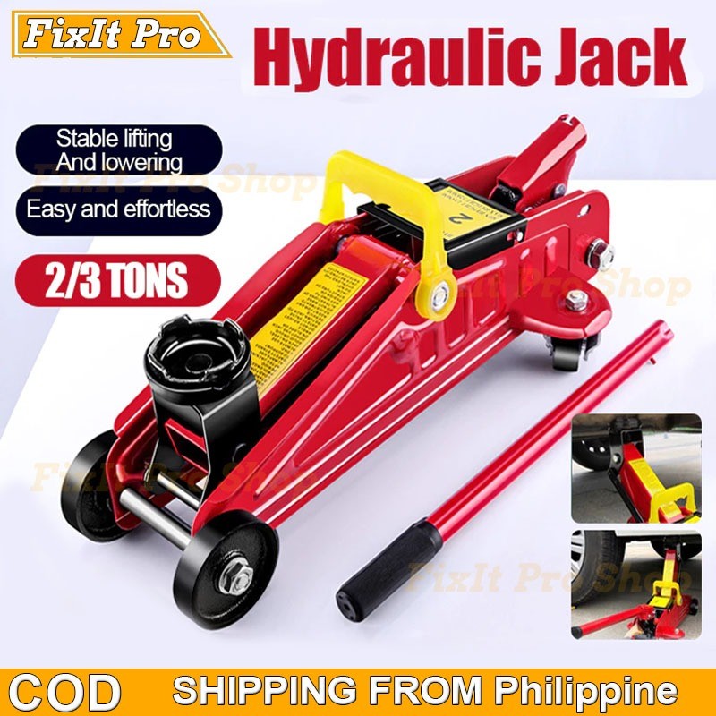 2T Adjustable Jack Heavy Duty Hydraulic Jack 3 Tons Floor Jack for Car ...