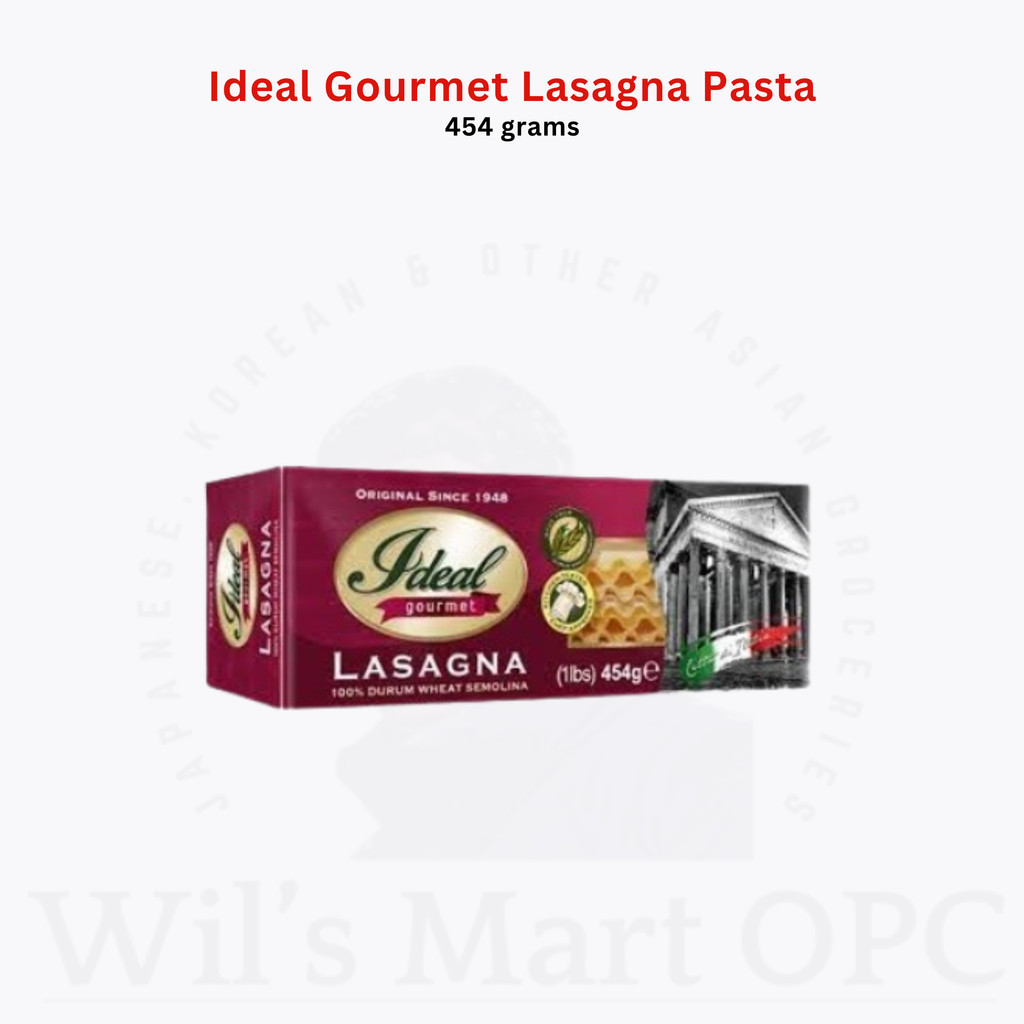 Ideal Gourmet Lasagna Pasta 454 grams | Shopee Philippines
