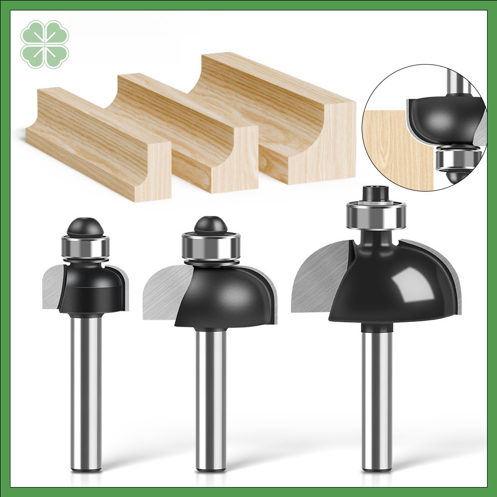 1/4 and 1/2 Inch Shank Chamfer Router Bit Set Wood Beveling Bits for ...