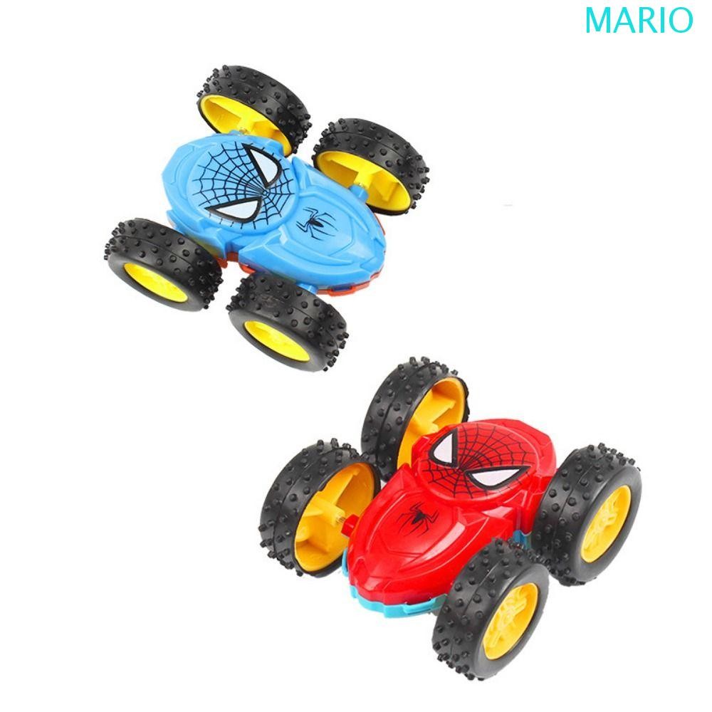 MARIO Inertia Car Toys, Spider Man Marvel Pull Back Vehicle Toys ...