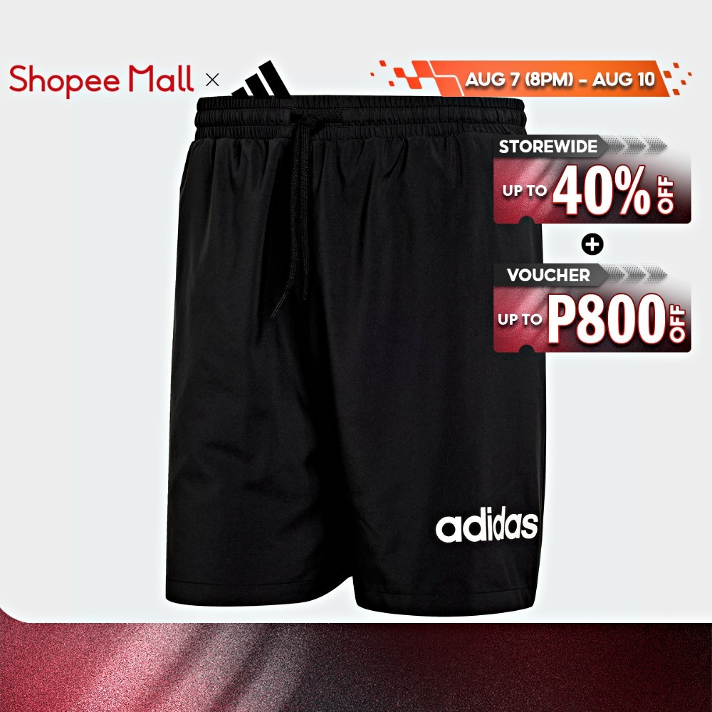 adidas Lifestyle Essentials Linear Logo Shorts Men Black JE9016 ...
