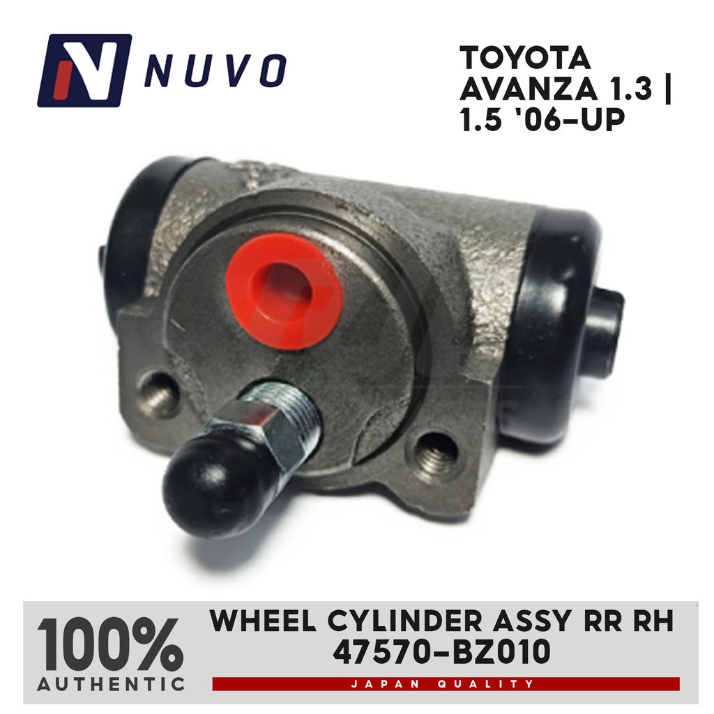 JKC WHEEL CYLINDER ASSY TOYOTA AVANZA 1.3, 1.5 2006-UP REAR RH 47570 ...