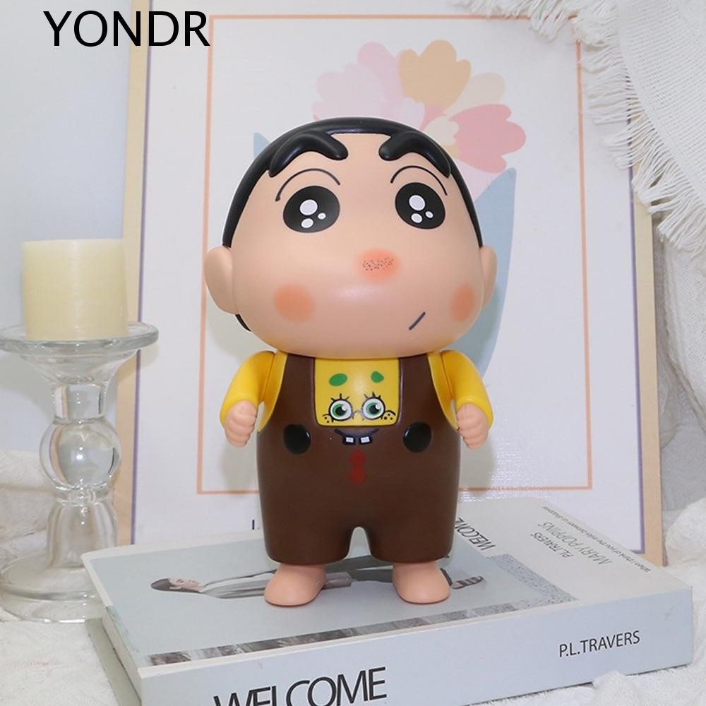 YONDR Freckles Crayon Shin-chan Piggy Bank, Large Figure Model Crayon ...