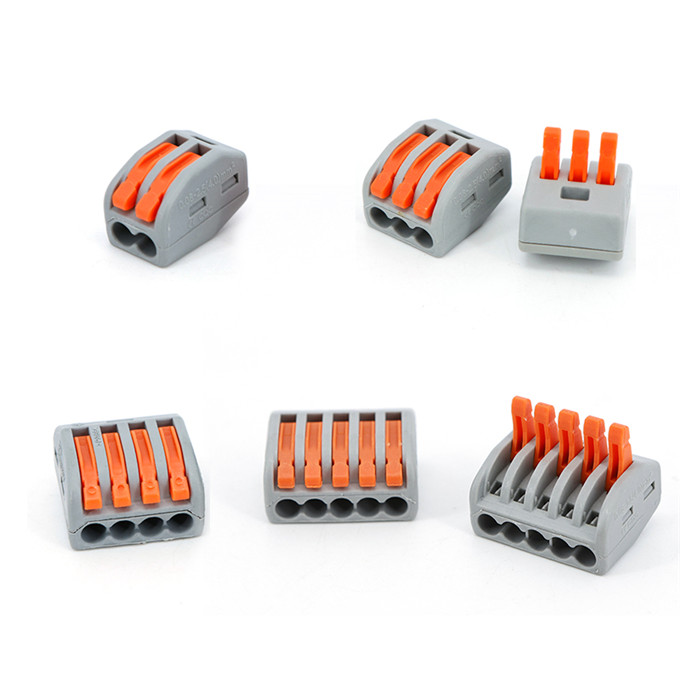 COD 5 Levers Quick Wires 1 in 2 3 4 5 Outlet Clip-On Electric Quick ...
