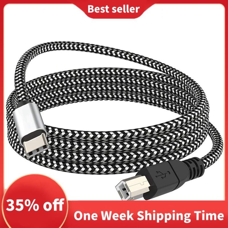 Available Type C to MIDI Cable USB C to USB B 2.0 Printer Cable Printer ...