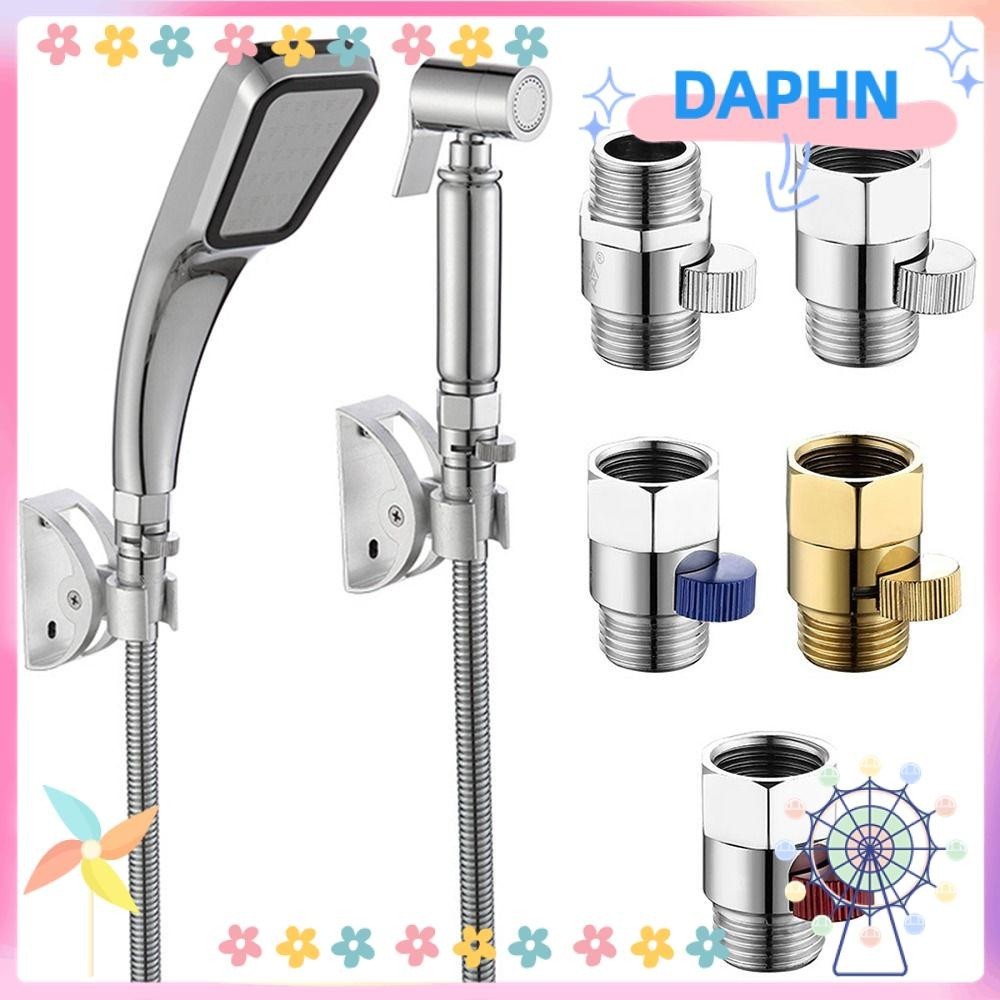 DAPHS Diverter Valve Brass Junction Straight-through Bath Water Tap ...