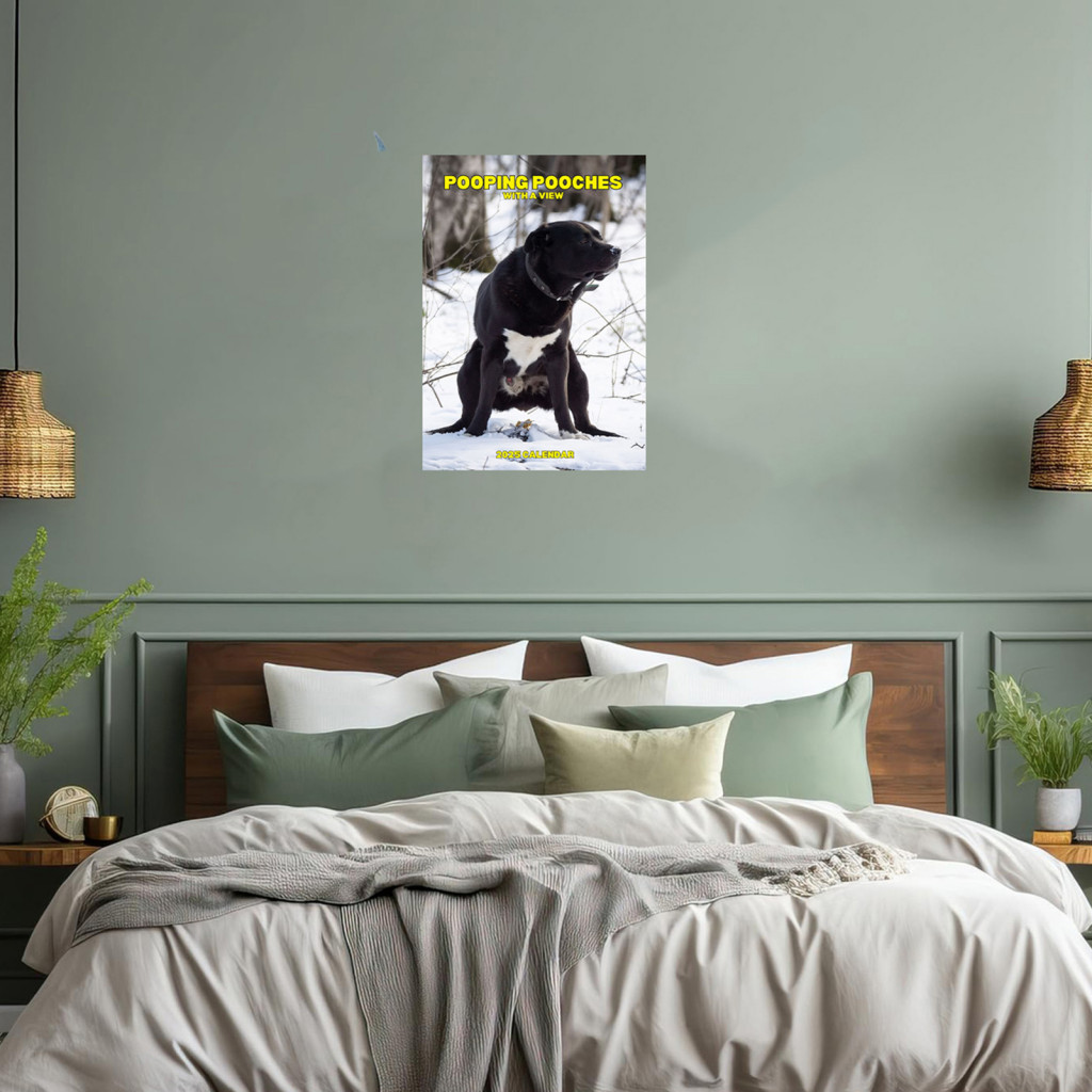 2025 Poop Dog Calendar Merry 2025 Pooping Dogs Calendar 2025 Funny Dog ...