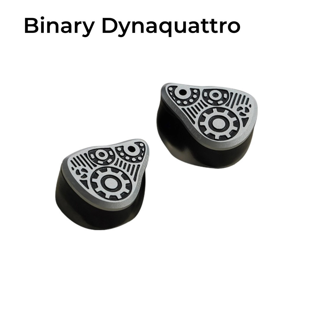 Binary Dynaquattro 4 Dynamic Driver IEMs 3DD+1 Passive Diaphragm in-Ear ...