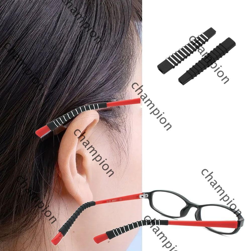 CHAMPIONO Silicone Glasses Anti-slip Sleeves, Anti Drop Glasses Elastic ...