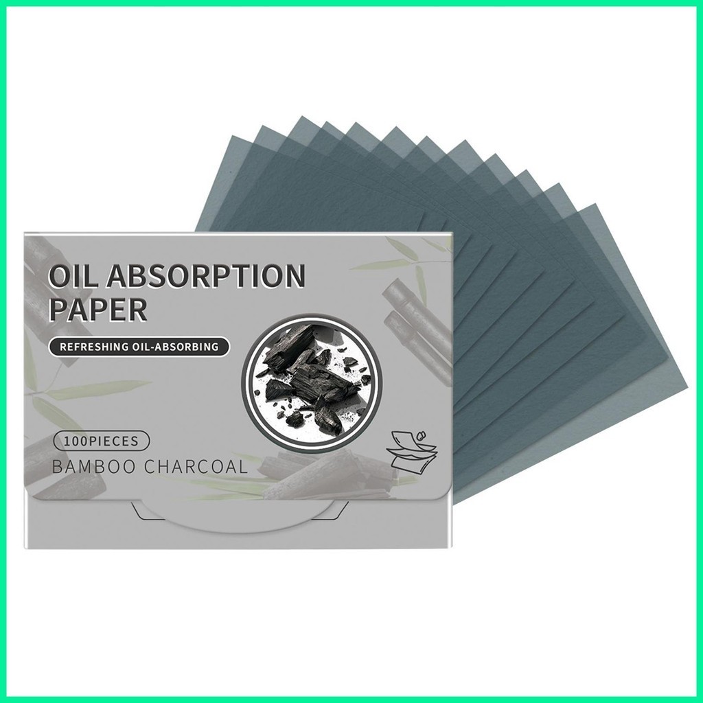 Papers Oil Absorbing Face Sheets 100 Counts High-Performance Handy Face ...