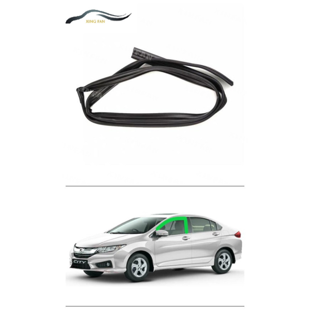 RUN CHANNEL GLASS RUN CHANNEL WEATHERSTRIP for honda city 2014 2015 ...