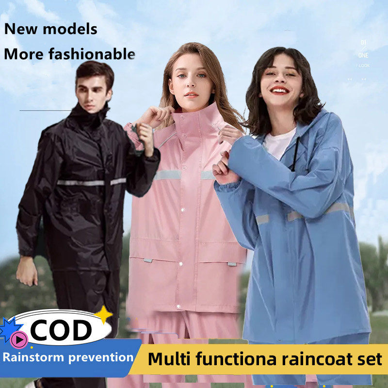 Rain Coat For Motorcycle Rider Waterproof Outdoor Raincoat Suit For Men ...