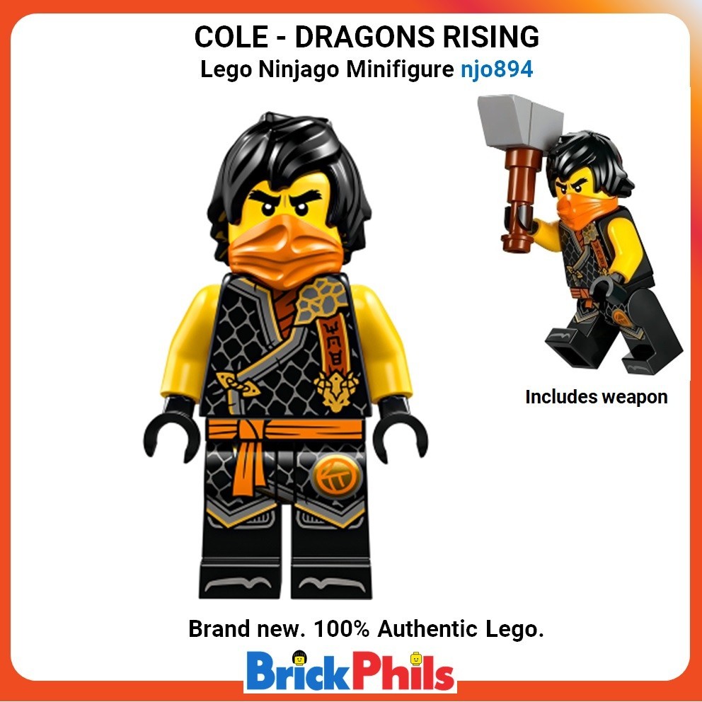 Lego Ninjago Minifigure njo894 Cole - Dragons Rising | Shopee Philippines