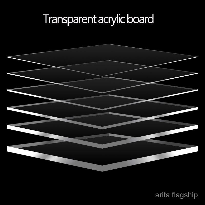 Highly Transparent Acrylic Sheet Cuttable Clear Plastic Plexiglass ...