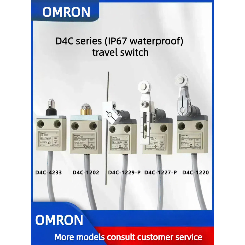 OMRON Waterproof travel limit switch D4C-1202一1220-1232-3332-1227-1229-P | Shopee Philippines