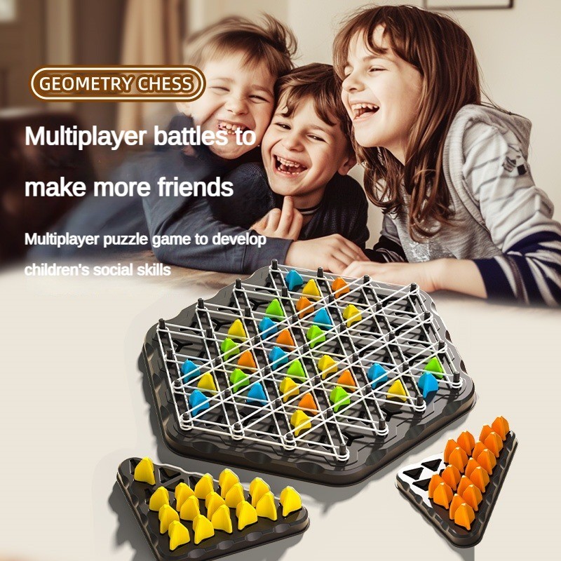 Barangay Brain Battle - Portable Rubber Band Chess with 50PCS Color ...