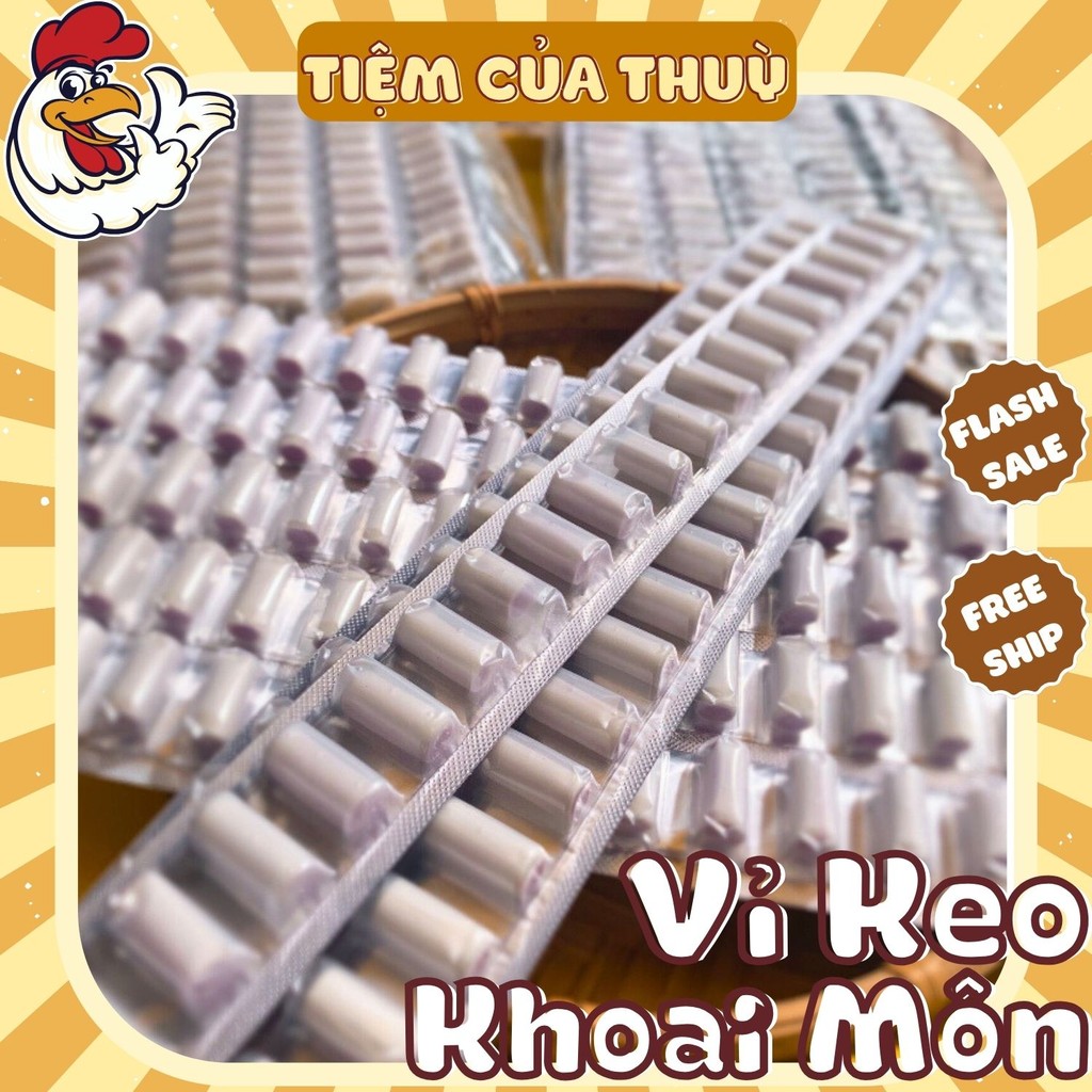 5 Blisters of Childhood Taro Candy, Soft Taro Milk Candy, Thuy Bui ...