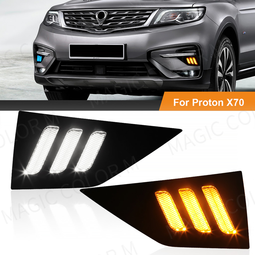 For Proton X70 Geely Coolray Binyue 2021 2022 2023 LED Daytime Running ...