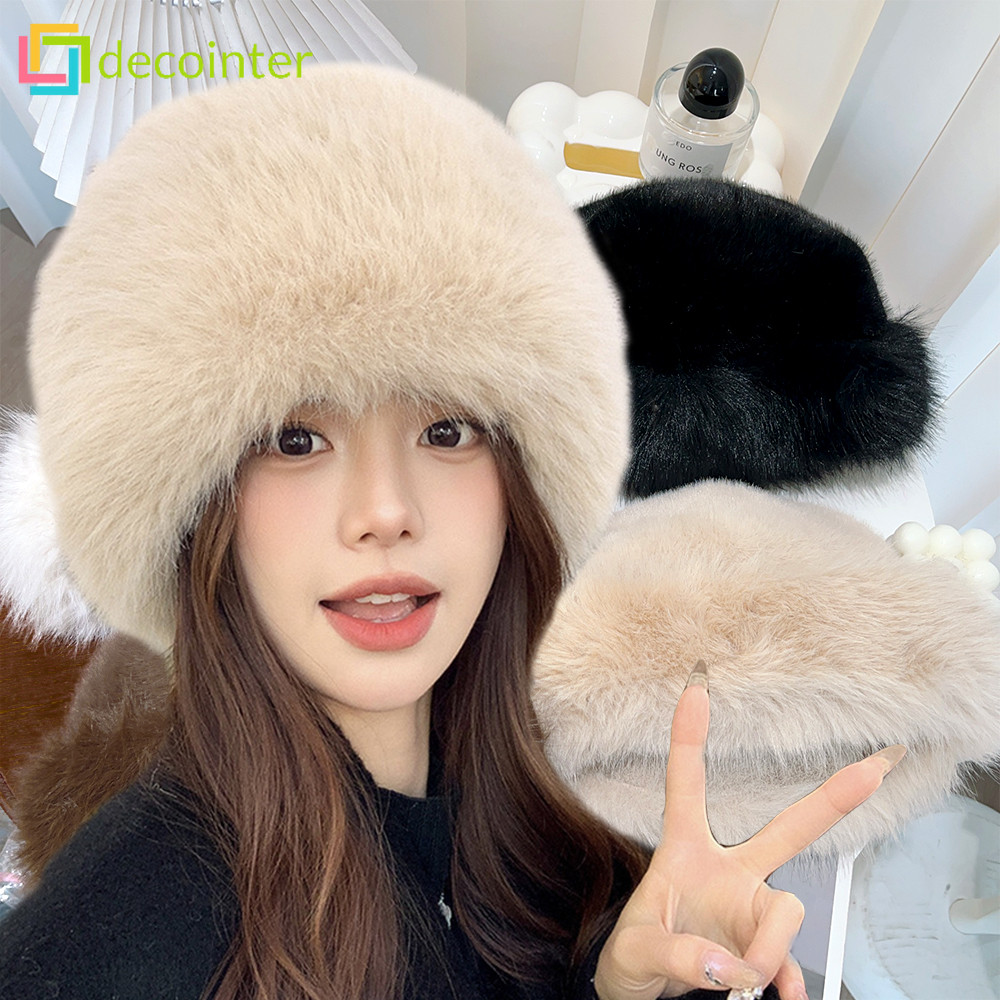 Thick Warm Plush Mongolian Hat - Soft Windproof Hooded Cap with Added ...