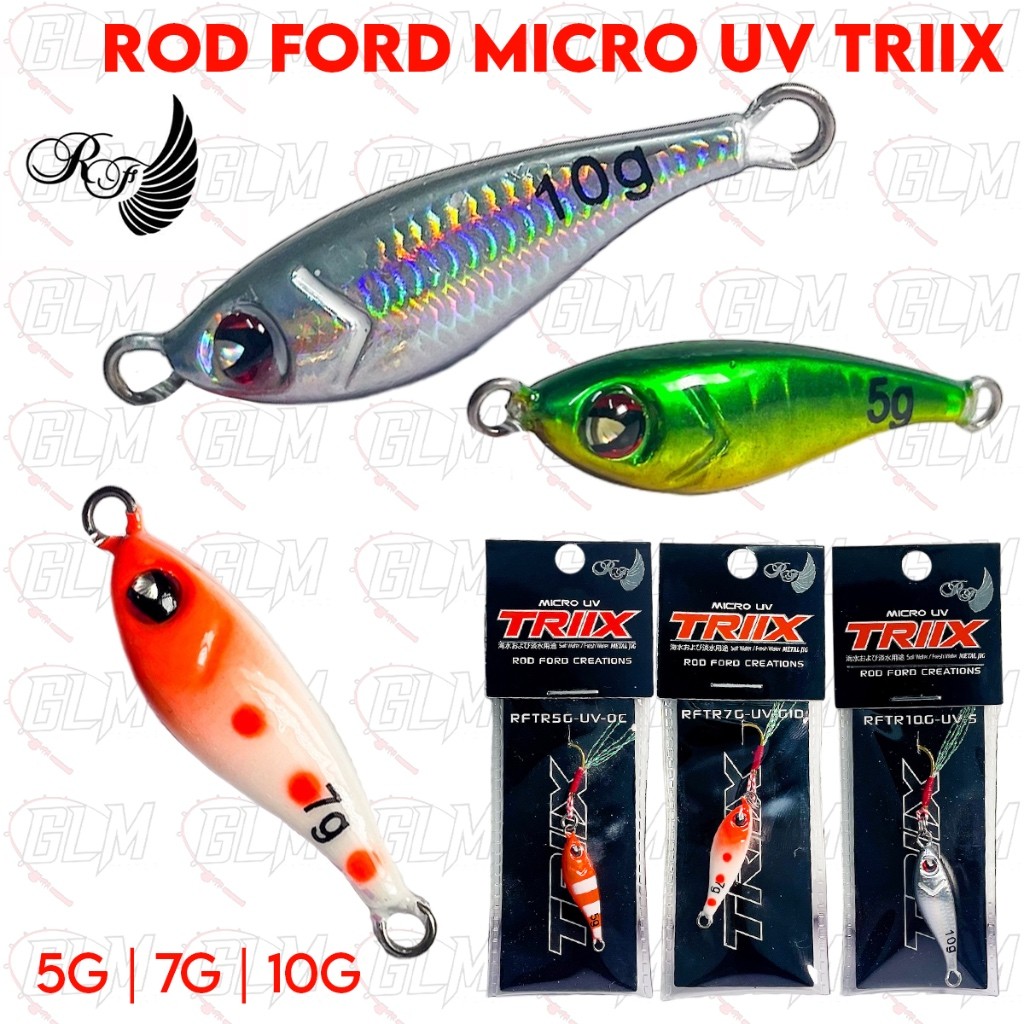 ROD FORD MICRO UV TRIIX MICRO JIG FOR LIGHT JIG 1G / 2G / 3G / 5G / 7G ...